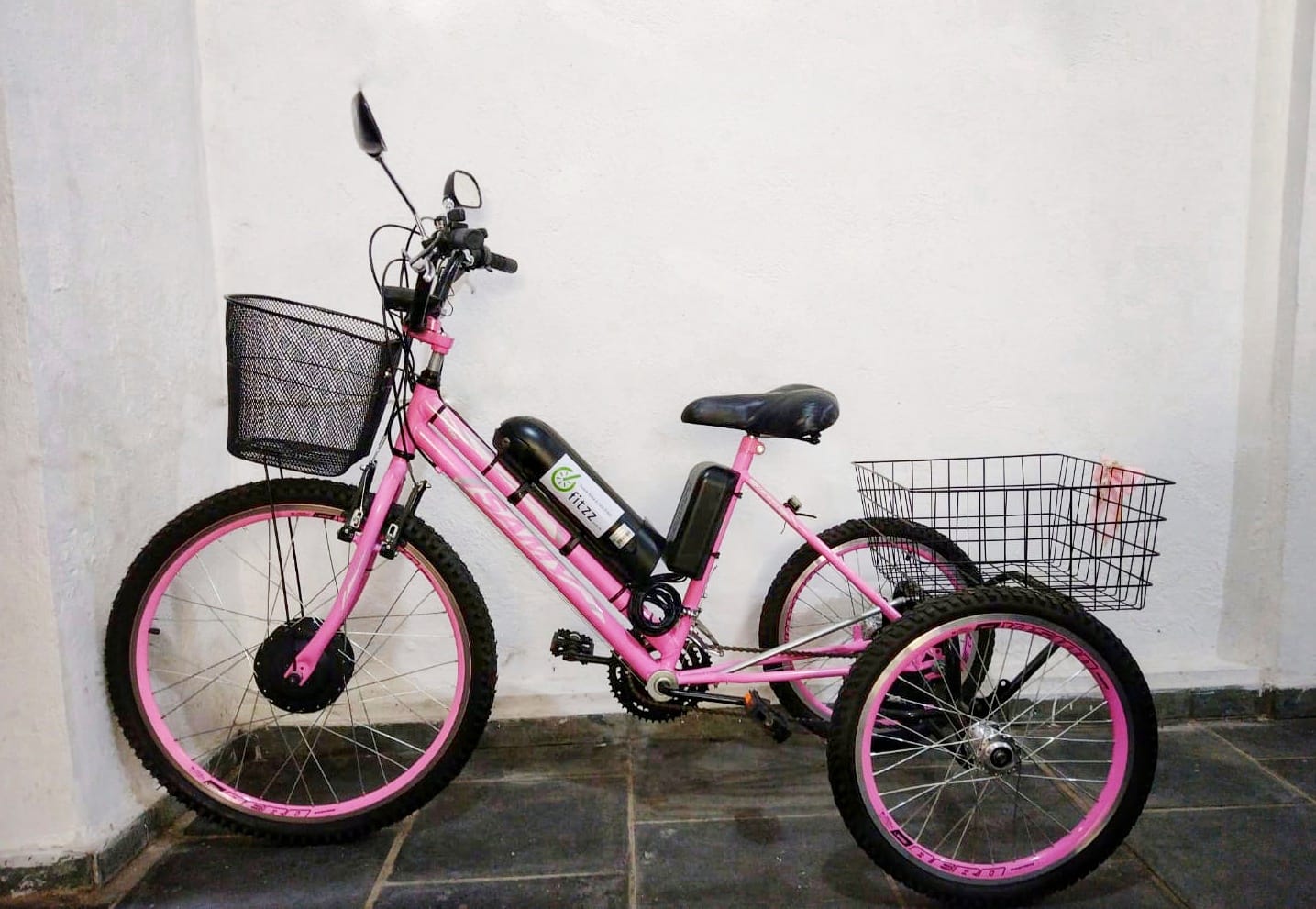 Triciclo Sammy com kit elétrico - Kit bicicleta elétrica - Fitzz